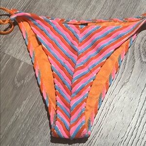 triangl swimwear | Swim | Triangl Striped Multicolor Bikini Set | Poshmark